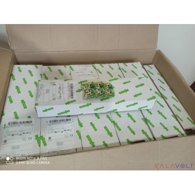 ترمینال فشاری ارت وگو با سایز 4 و شماره محصول 1207-2004